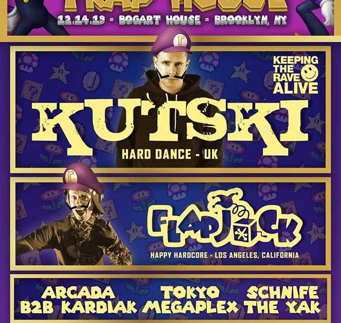 Waluigi's Trap House with DJ Kutski & Flapjack en Bogart House, New ...