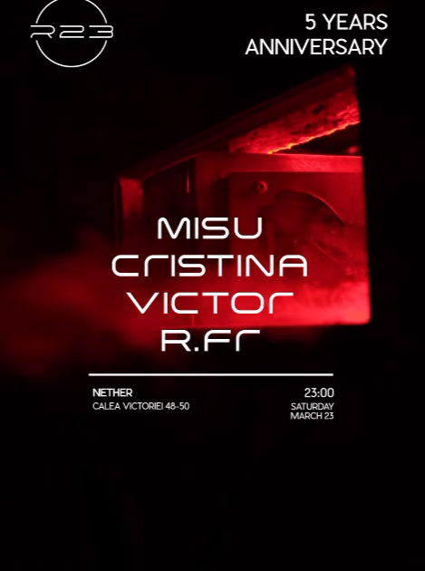 R23 5 YEARS ANNIVERSARY at Nether Club, Bucharest