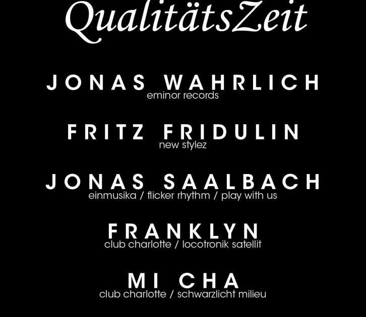 Qualitätszeit with Jonas Wahrlich, Fritz Fridulin & Jonas Saalbach en ...