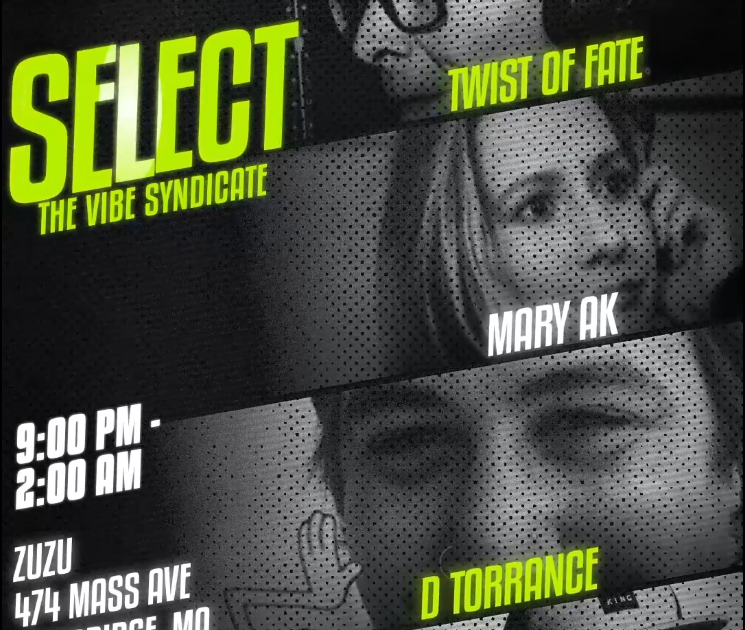 SELECT feat. Twist of Fate, Mary AK, D Torrance, Craig Rumble em Zuzu ...