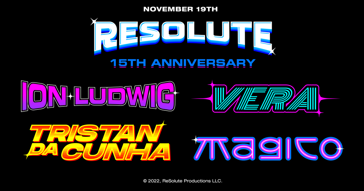 ReSolute 15 Year Anniversary at TBA - To Be Announced in Brooklyn, New ...