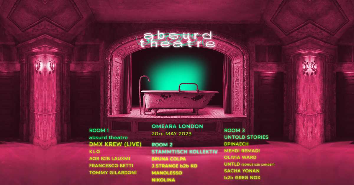 absurd theatre with DMX Krew (Live) bij Omeara, London