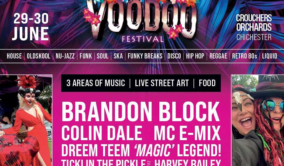 Voodoo festival at Crouchers Orchards, Chichester Po20 7EH, South + East