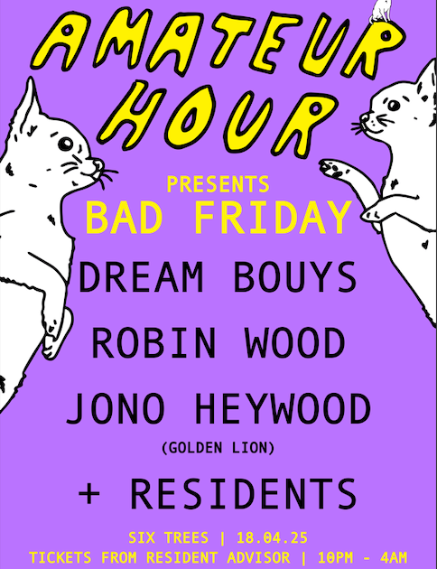 AMATEUR HOUR - BAD FRIDAY at Six Trees Bar And Kitchen Manchester ...