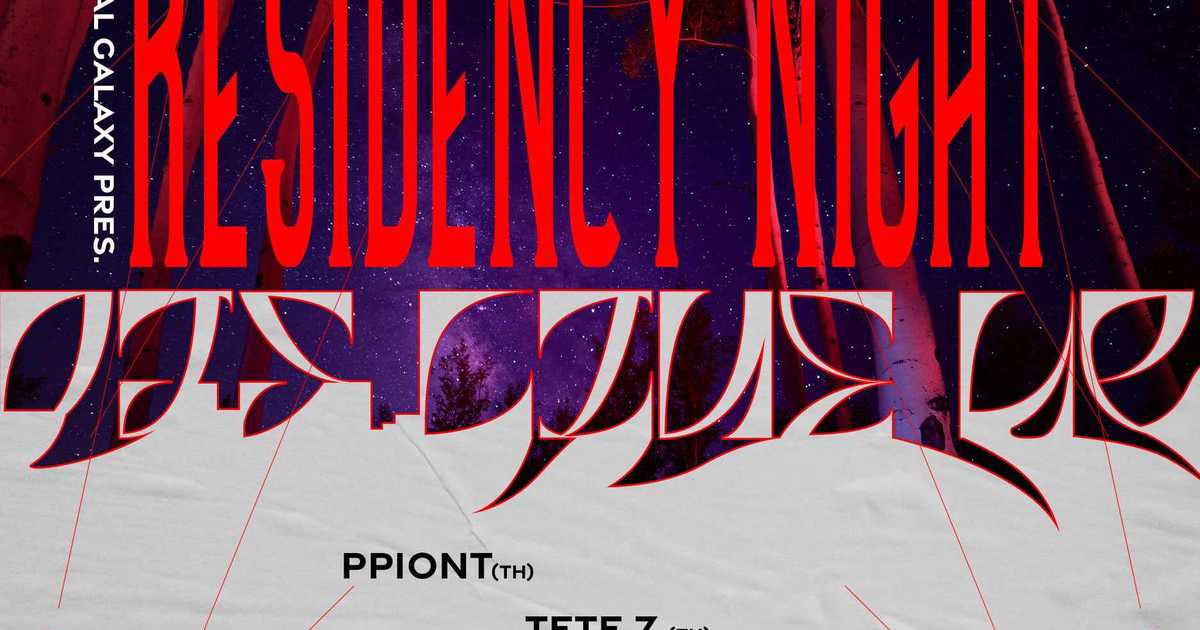RESIDENCY NIGHT at Tropical Galaxy, Bangkok