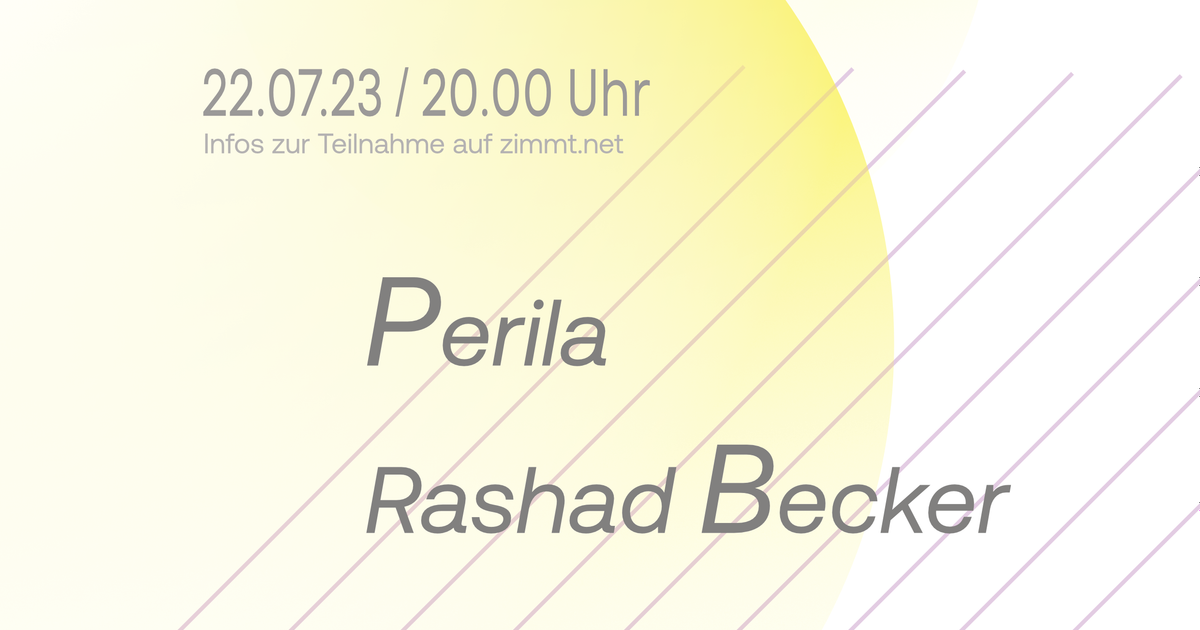 Rashad Becker / Perila - swim (3D audio concerts) at ZiMMT, Leipzig