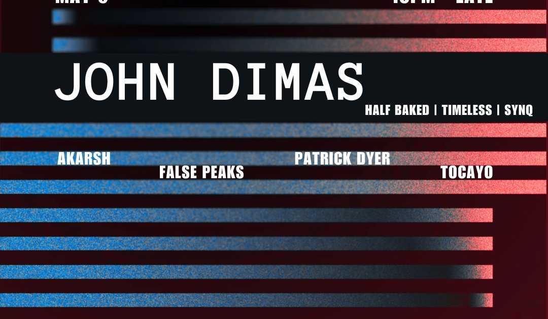 Desires presents: John Dimas at TBA - Peters Street Station, Georgia