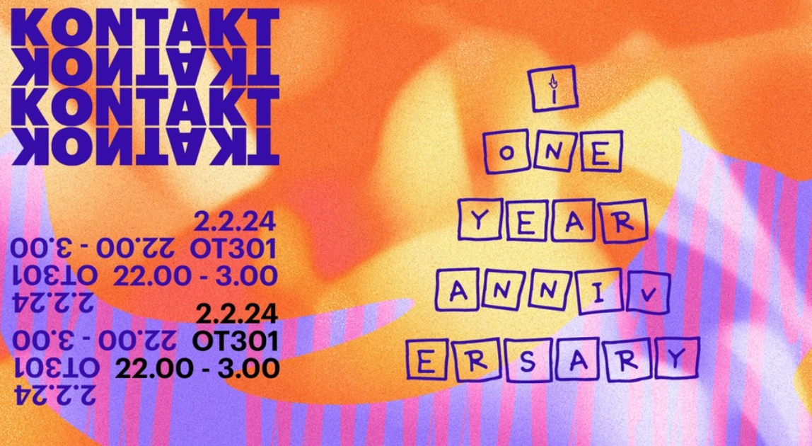Kontakt - 1 year anniversary at OT301, Amsterdam