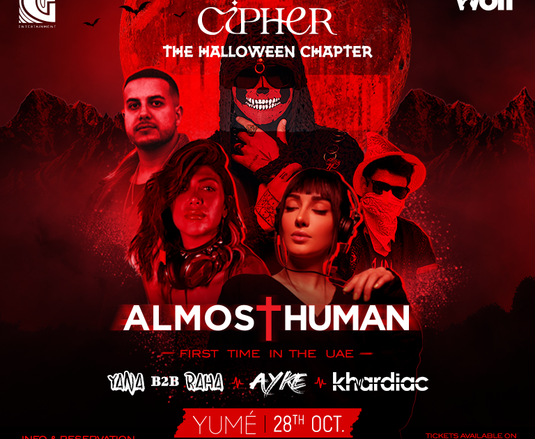 Project Cipher - The Halloween Chapter feat. ALMOST HUMAN at Yumé Dubai, Dubai