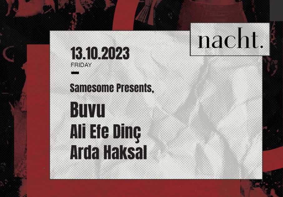 BuVu - Ali Efe Dinç - Arda Haksal at Nacht, Istanbul