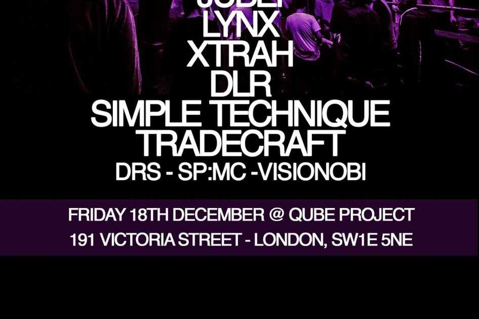 Cyberfunk Christmas Party at The Qube Project, London