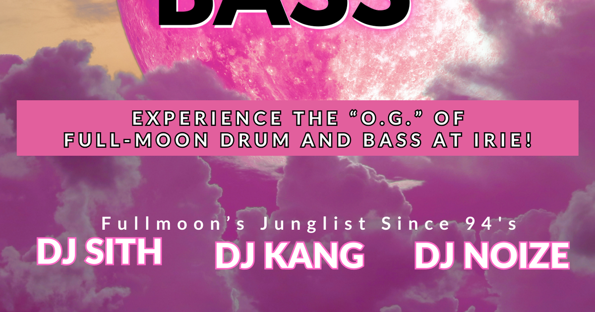 Full-Moon Drum & Bass Experience at Irie at Irie Bangkok, Bangkok
