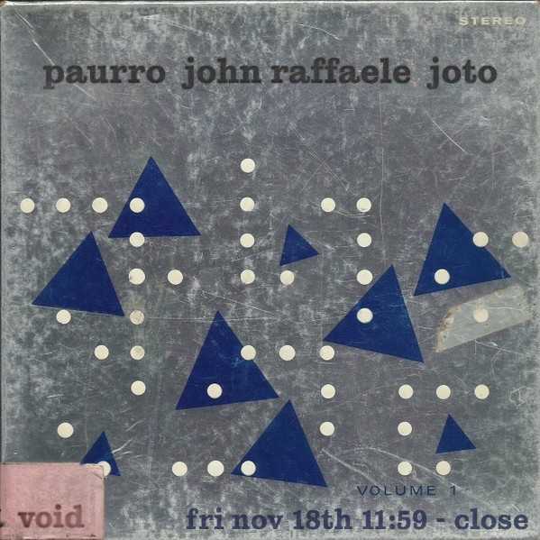 void presents: Paurro + John Raffaele + Joto em TBA, Philadelphia