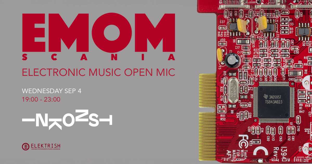 EMOM Scania - Electronic Music Open Mic at Inkonst, Malmo