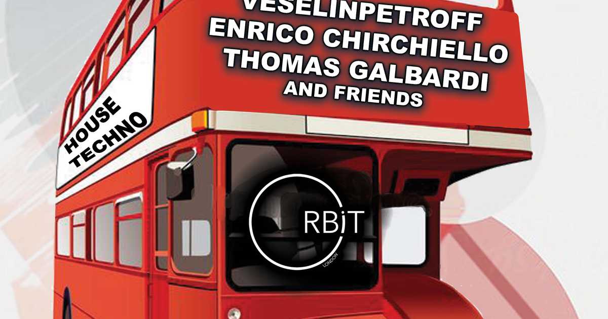 Orbit bus party + after party at TBA - Bus going around London - read ...
