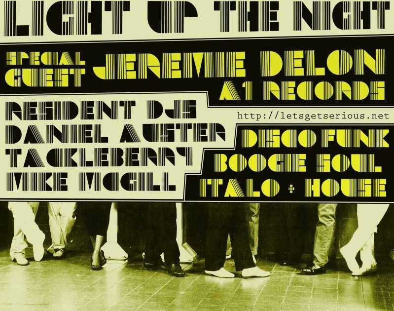 Light Up The Night with Guest Jeremie Delon at Le Poisson Rouge, New York