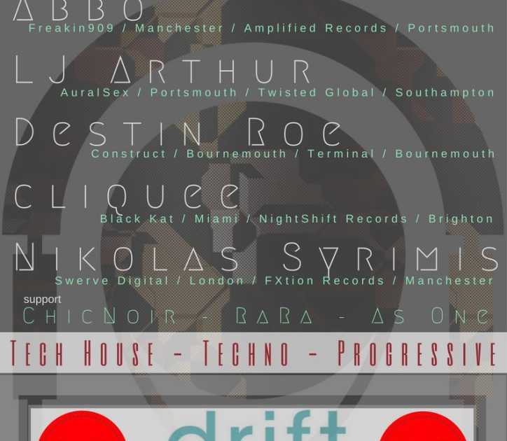 Aural Sex Underground Presents South Coast Legends At Drift Bar South