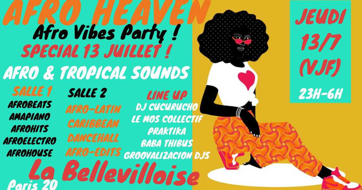 Afro Heaven ~ Afro Vibes Party à La Bellevilloise a La Bellevilloise, Parigi
