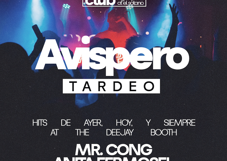AVISPERO: Mr. Cong, Anita Fermosel, Bailaferias at EL SÓTANO, Madrid
