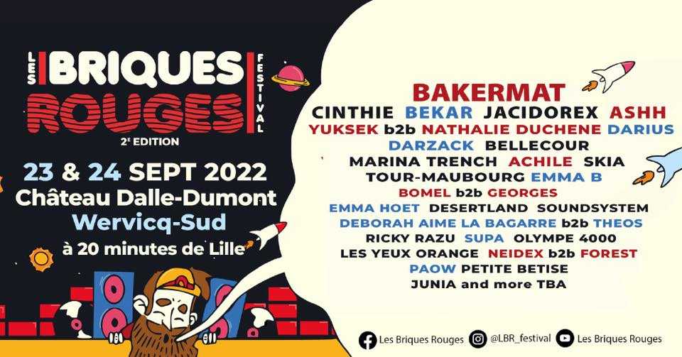 Les Briques Rouges 2022 at TBA - Chateau Dalle Dumont, Nord