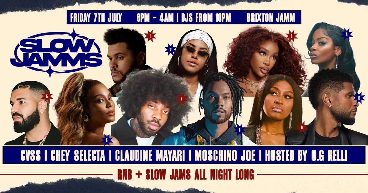 Slow Jamms: RnB & Slow Jams All Night Long at Brixton Jamm, London