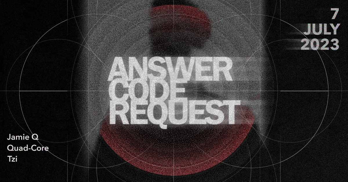 Studio 9 presents Answer Code Request (DE) at Studio 9, Taipei