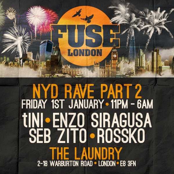 Fuse New Years Day Night Time Rave - Part 2 at Mangle E8, London