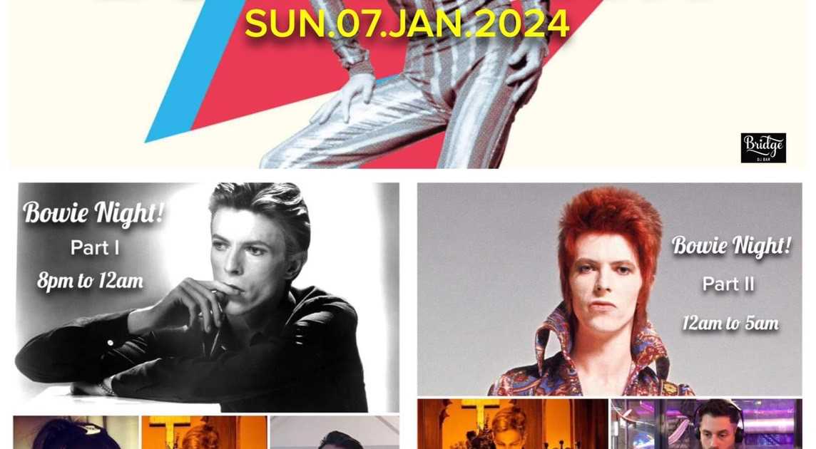 LONDON AFTER MIDNIGHT -Toribute to David Bowie at DJ Bar Bridge, Tokyo