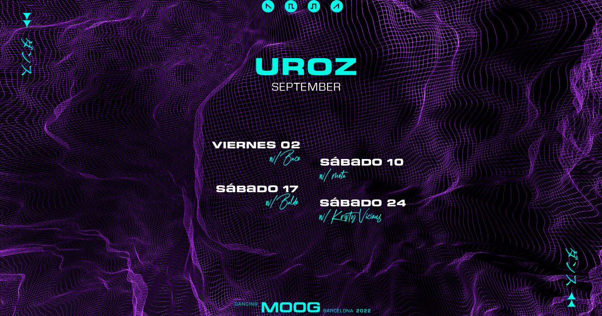 uroz (MOOG Club) + Mota (MOOG Club) at Moog Club, Barcelona