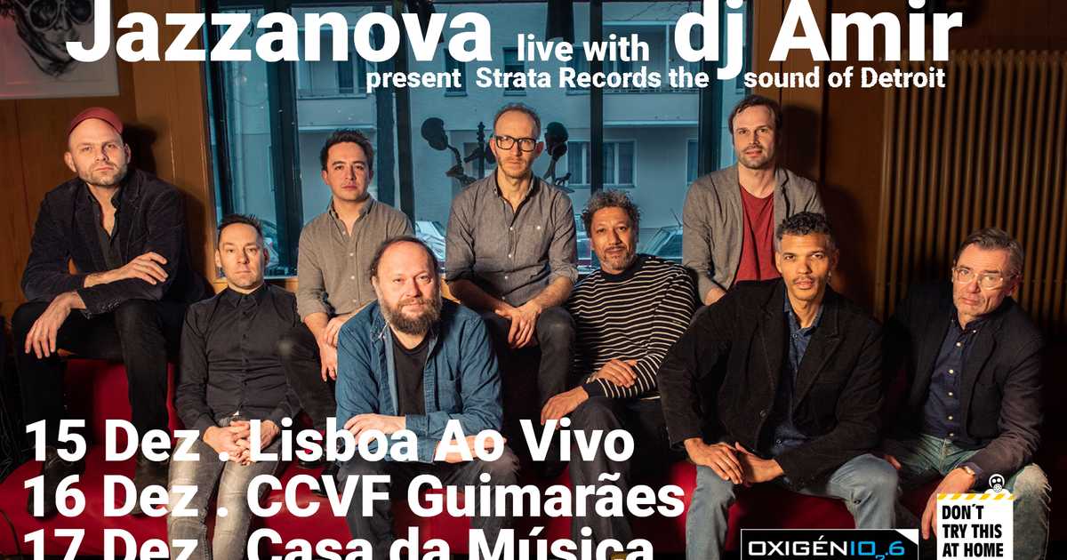 Jazzanova (live) and DJ Amir at Casa Da Musica, Porto