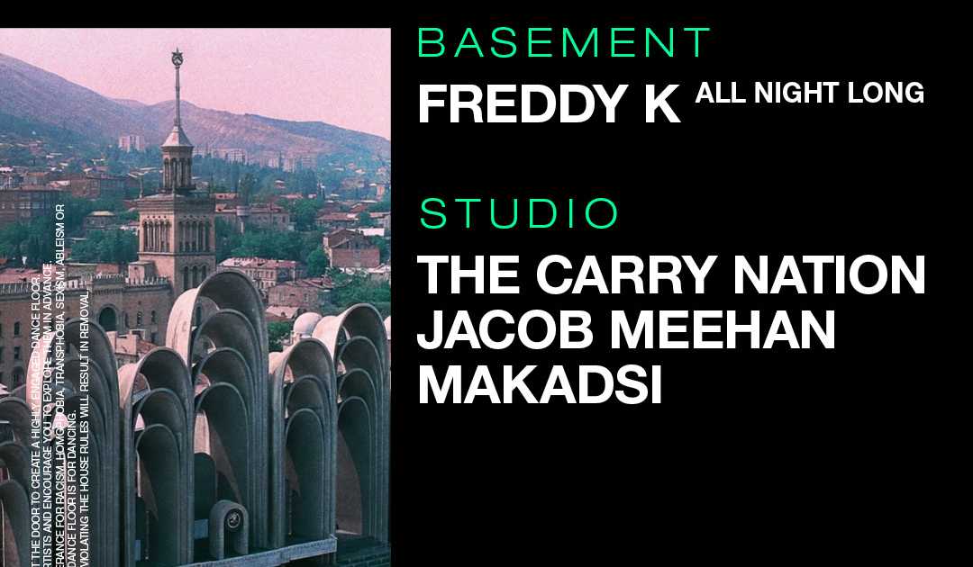 Freddy K / The Carry Nation / Jacob Meehan / Makadsi at BASEMENT, New ...