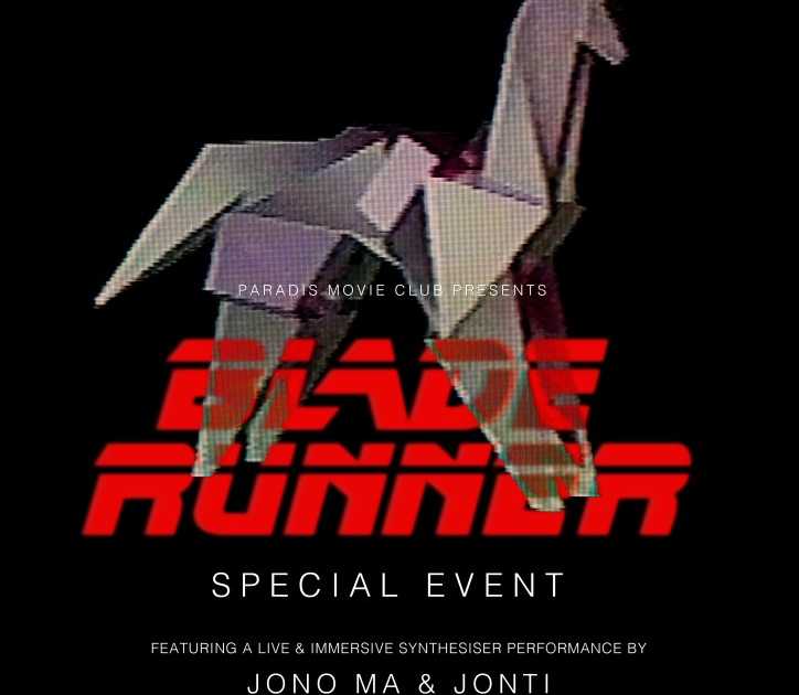 Blade Runner (1982) with Live Synth Show by Jono Ma en Byron Theatre ...