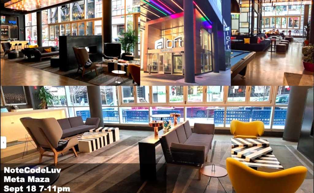 NoteCodeLuv b2b Meta Maza - Good Music for Bad People at Aloft Hotel ...