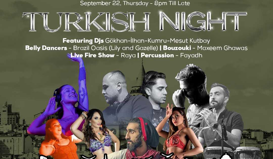 TURKISH NIGHT PARTY ROOFTOP (indoor) a Irish Village, Bahrain