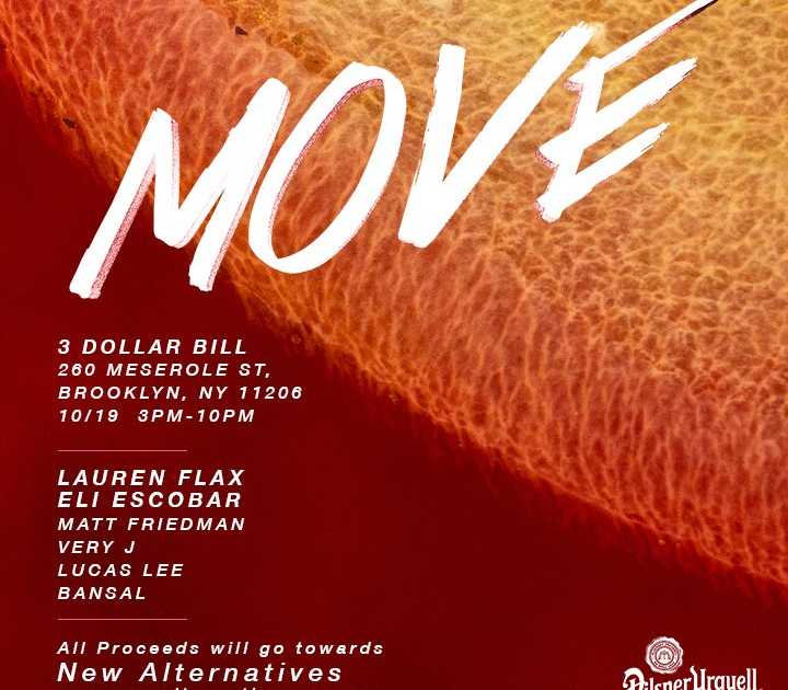 Move with Lauren Flax & Eli Escobar at 3 Dollar Bill, New York