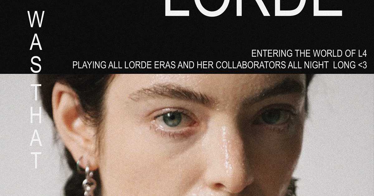 Girl.. WHAT WAS THAT: A LORDE PARTY NIGHT at Market Hotel, New York City