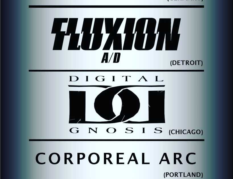 Liebkneckt, Fluxion A/D, Digital Gnosis, Corporeal Arc em Underground Lounge, Chicago