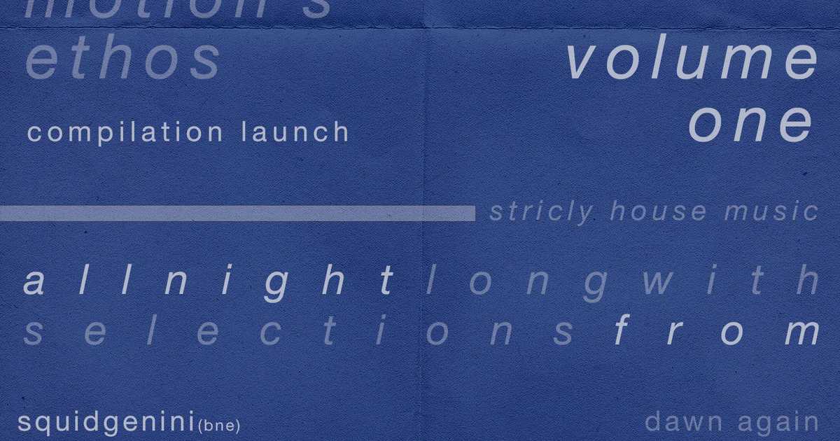 Motion's Ethos Vol.1 at Dr Morse, Melbourne