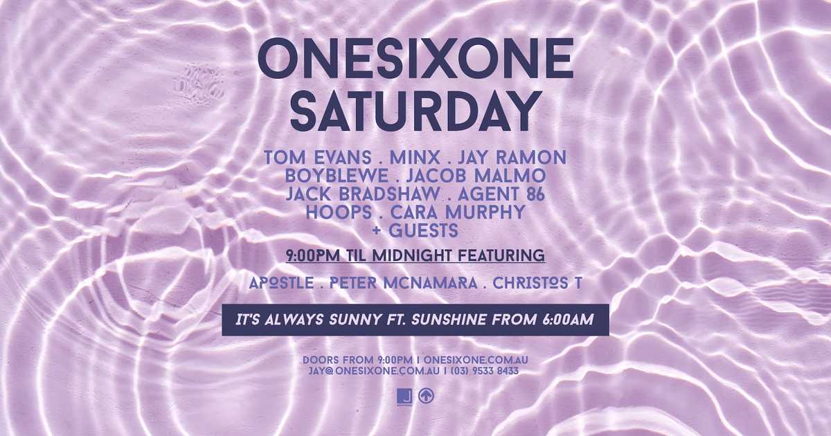 Audio Porn - onesixone Saturday's at OneSixOne, Melbourne · Tickets