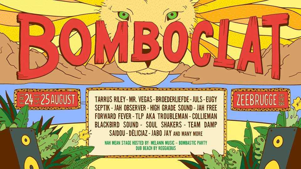Bomboclat Festival 2018 at Strand Zeebrugge, Belgique