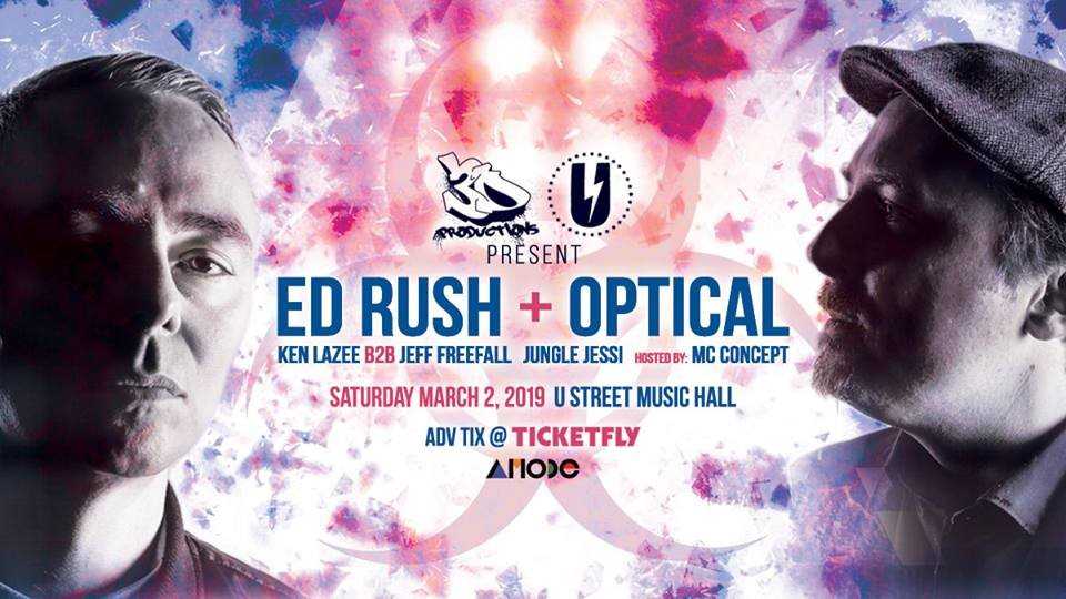 Ed Rush & Optical en U Street Music Hall, Washington DC