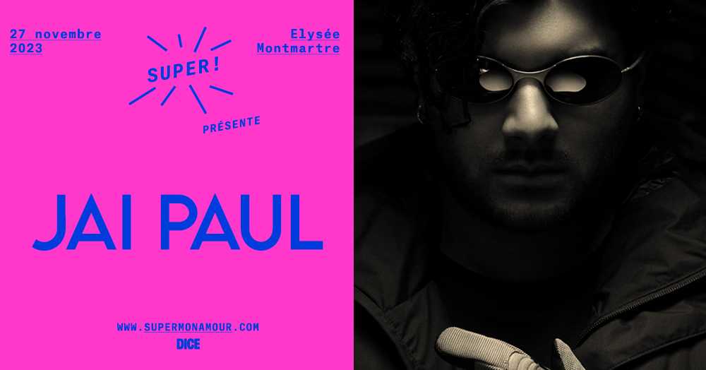 Jai Paul at Elysée Montmartre, Paris