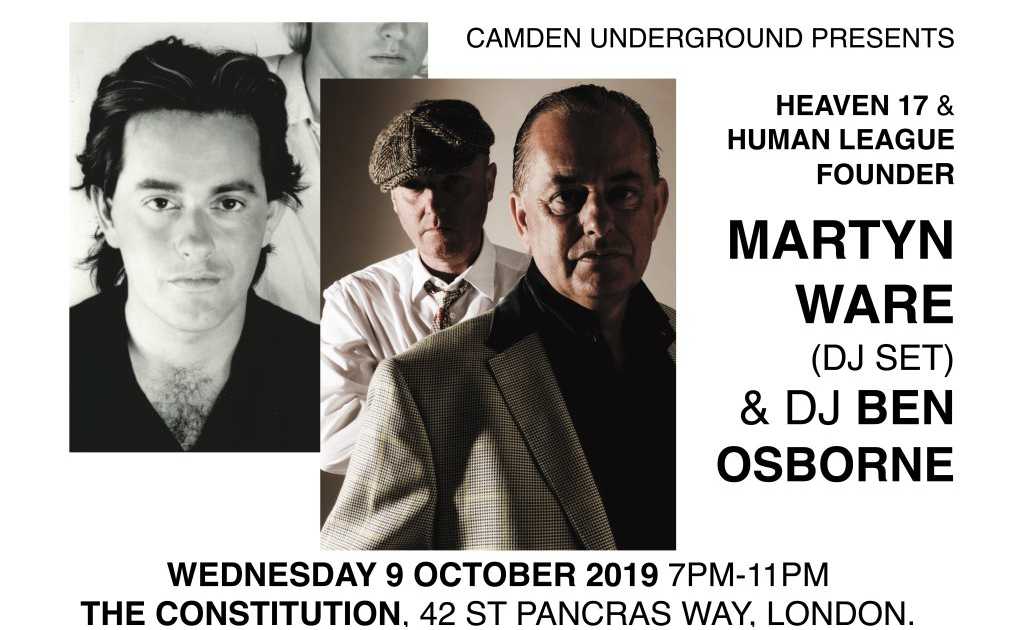 DJs Martyn Ware (Human League/ Heaven 17) & Ben Osborne (Noise of Art ...
