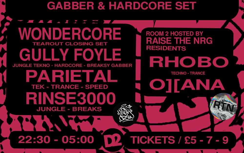 Big BPM Crew presents: Syntax (gabber & hardcore set), Wondercore, RTN ...