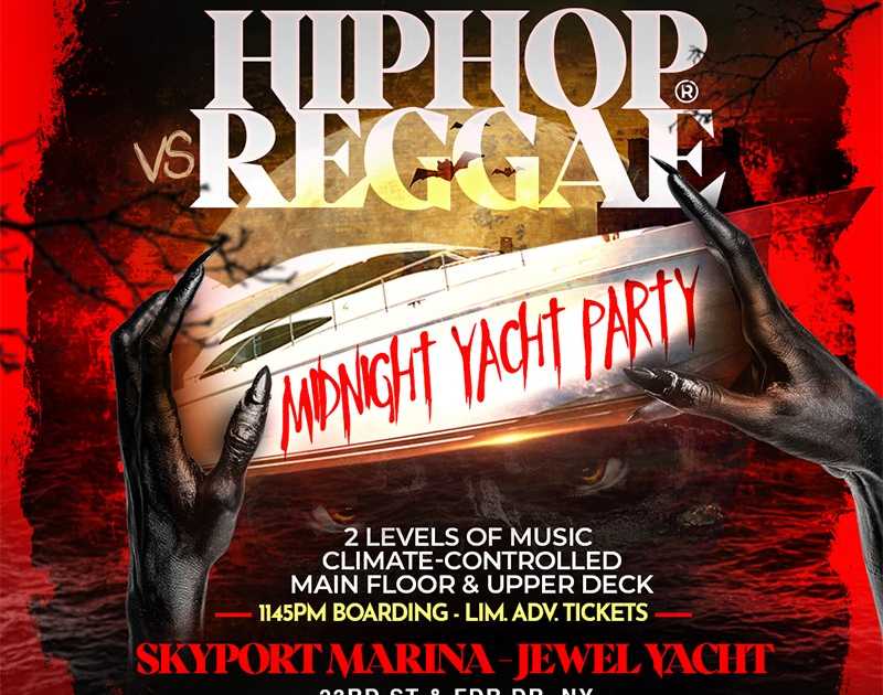 NY Hip Hop vs Reggae® Halloween Saturday Midnight Skyport Marina Jewel ...