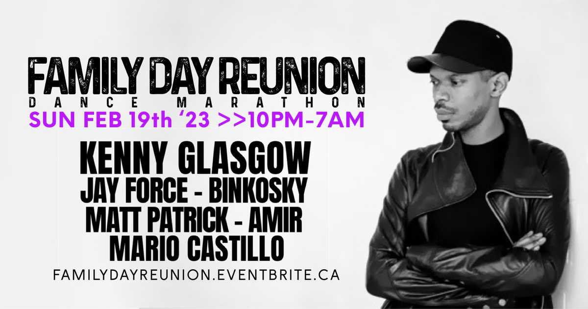 Family Day Reunion, Dance Marathon at Wiggle Room, Toronto