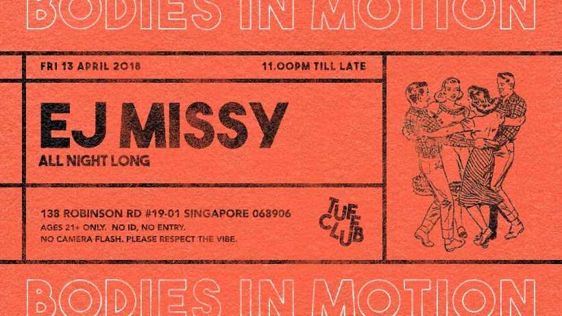 TUFF CLUB presents EJ Missy All Night Long bei Tuff Club, Singapur
