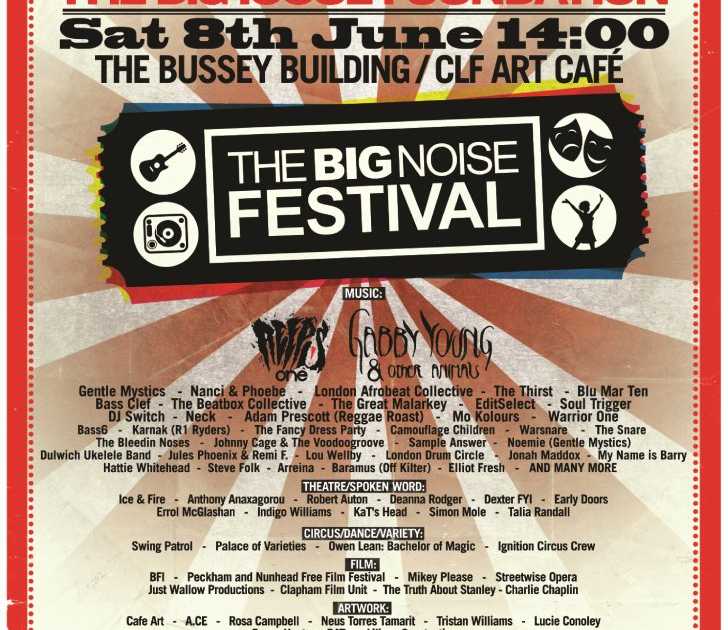 The Big Noise Festival bei CLF Art Cafe [Block A, Bussey Building], London