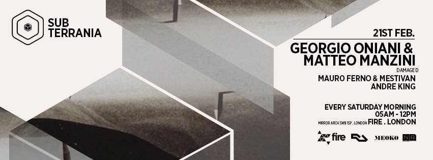 Sub Terrania with Georgio Oniani & Matteo Manzini (Damaged) bei Fire ...