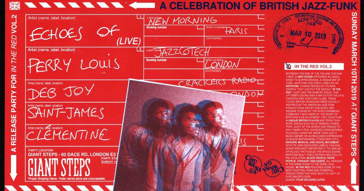 A Celebration Of British Jazz-Funk at Giant Steps, London